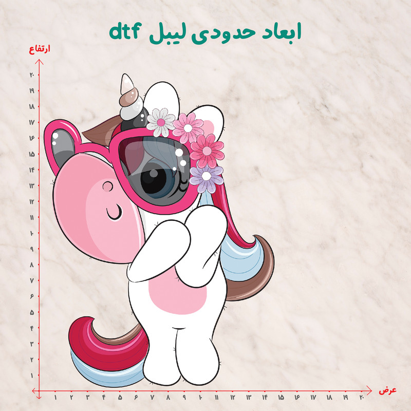 قیمت و خرید استیکر پارچه و لباس مدل dtf طرح یونیکورن کد H20.354 مجموعه 3 عددی