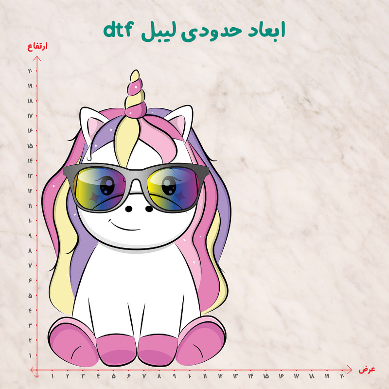 قیمت و خرید استیکر پارچه و لباس مدل dtf طرح یونیکورن کد H20.220 مجموعه 3 عددی