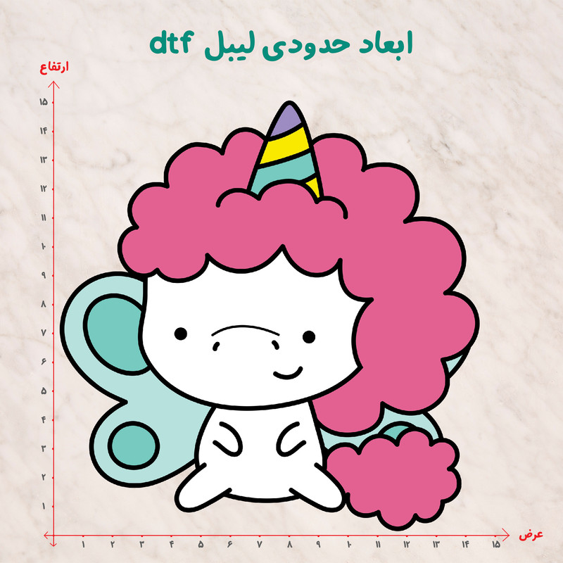 قیمت و خرید استیکر پارچه و لباس مدل dtf طرح یونیکورن کد H15.888 مجموعه 4 عددی