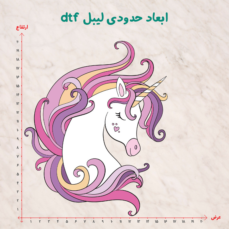 قیمت و خرید استیکر پارچه و لباس مدل dtf طرح یونیکورن کد H20.875 مجموعه 3 عددی