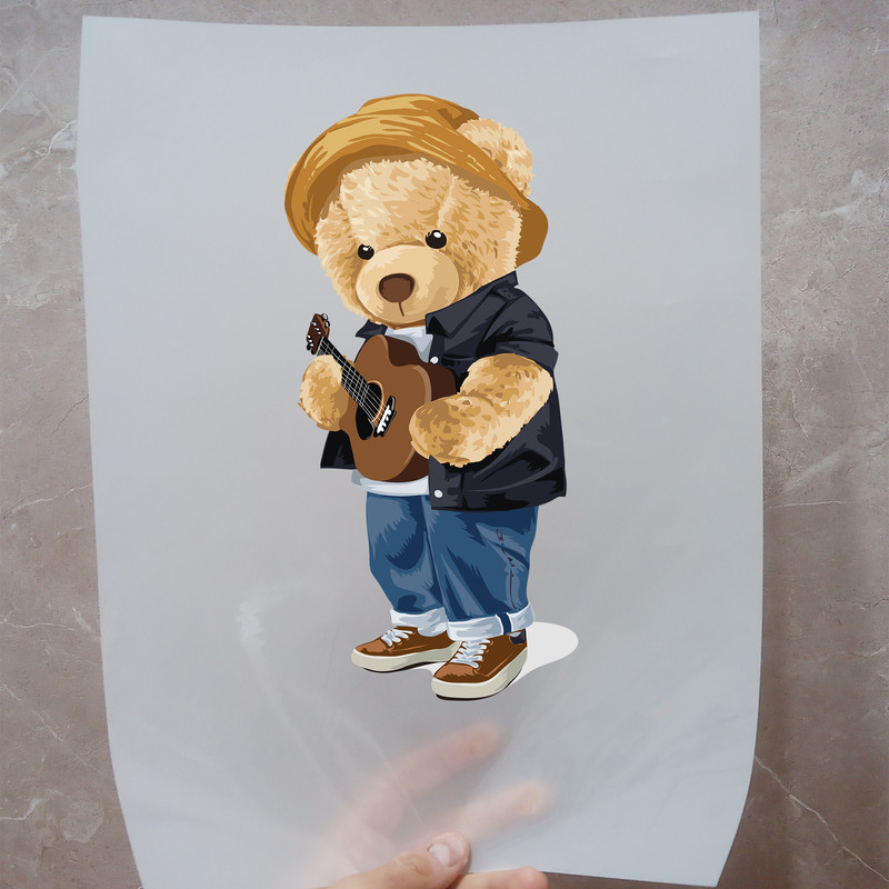 مشخصات، قیمت و خرید استیکر پارچه و لباس مدل dtf طرح تدی کد H30.189 مجموعه 24 عددی | دیجی‌کالا