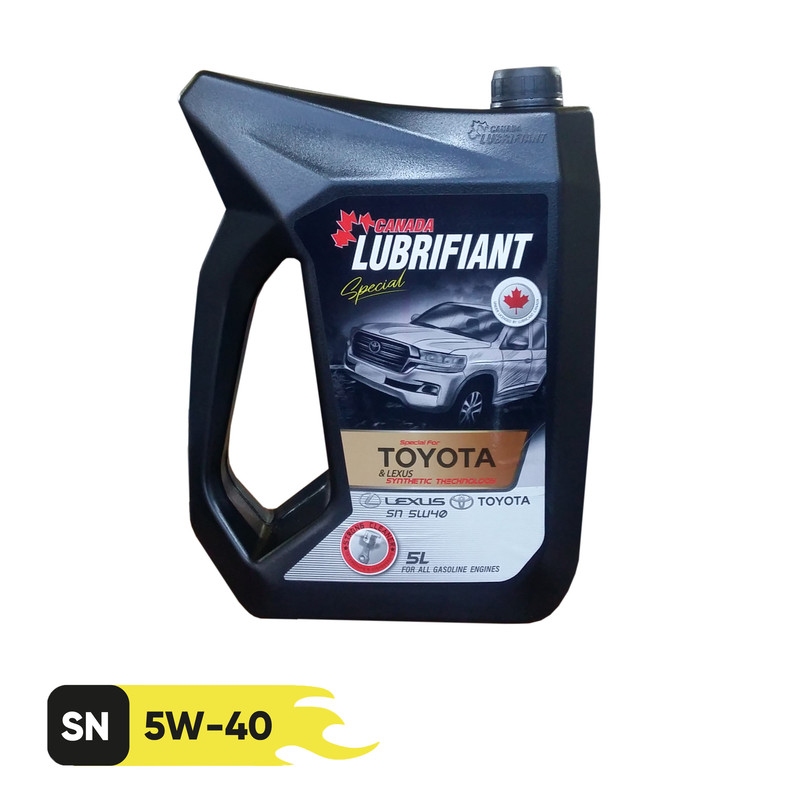 قیمت و خرید روغن موتور کانادا لوبریفنت مدل اسپیشیال 5W40 SN ( TOYOTA & LEXUS ) حجم 5لیتر