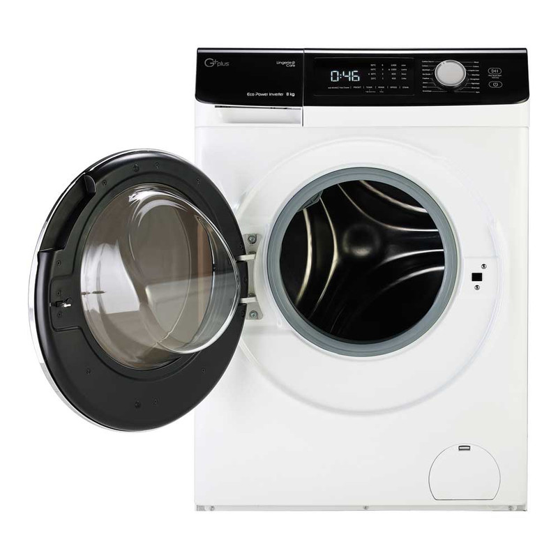 قیمت و خرید ماشین لباسشویی جی پلاس مدل GWM-K8540W ظرفیت 8 کیلوگرم