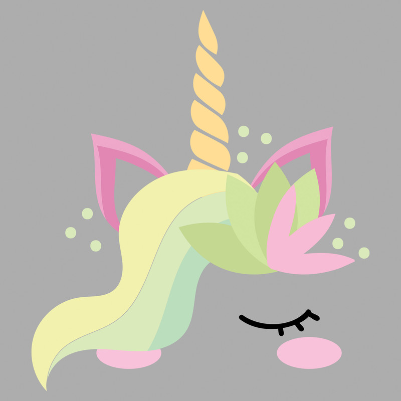 قیمت و خرید استیکر پارچه و لباس مدل dtf طرح یونیکورن کد H20.120 مجموعه 3 عددی