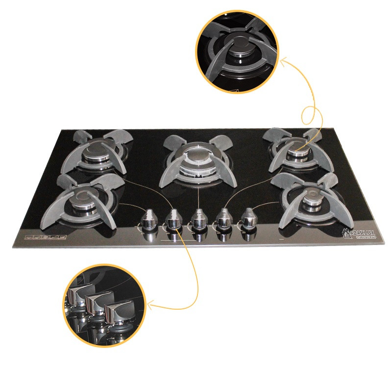 قیمت و خرید اجاق گاز صفحه ای آذرلوکس مدل G05ne C6b