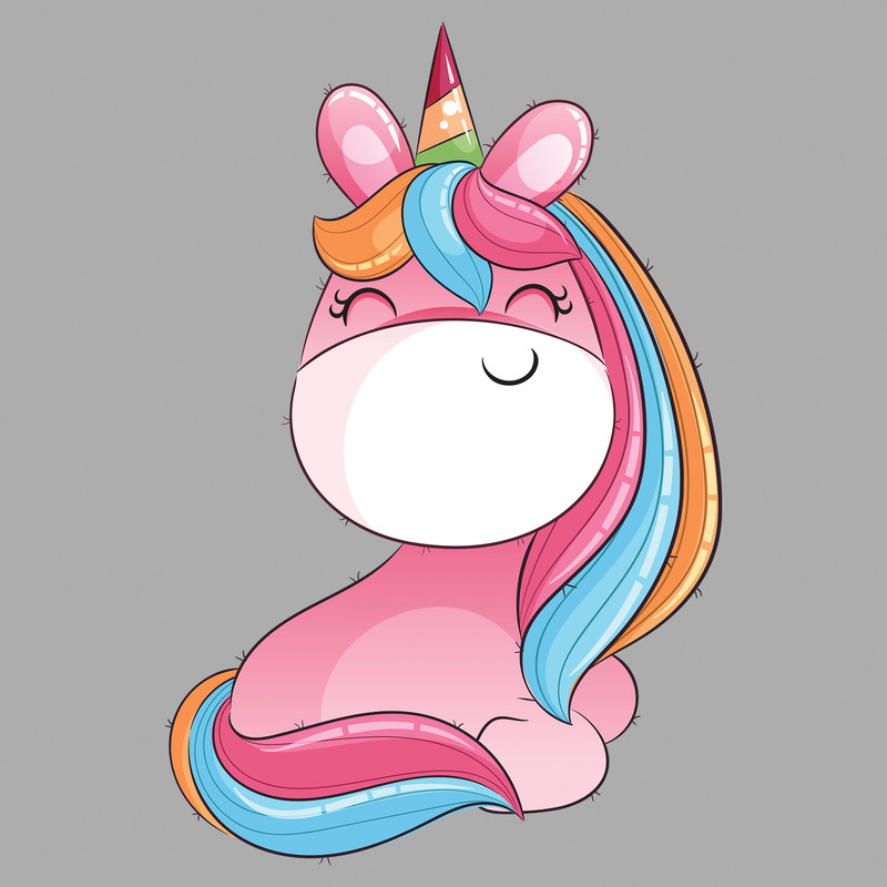 قیمت و خرید استیکر پارچه و لباس مدل dtf طرح یونیکورن کد H20.353 مجموعه 6 عددی