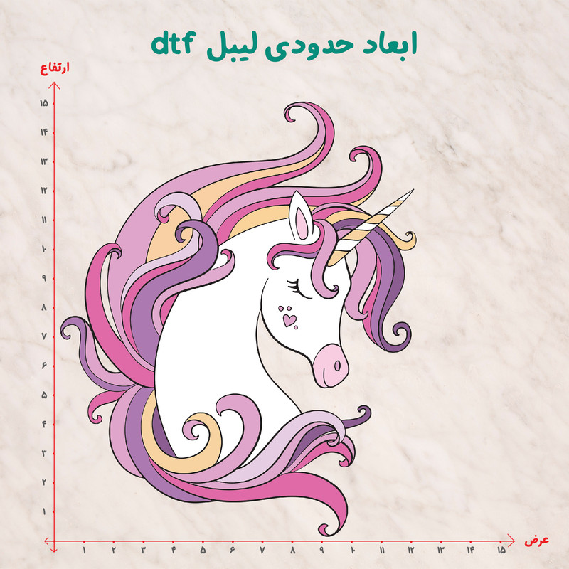 قیمت و خرید استیکر پارچه و لباس مدل dtf طرح یونیکورن کد H15.875 مجموعه 4 عددی