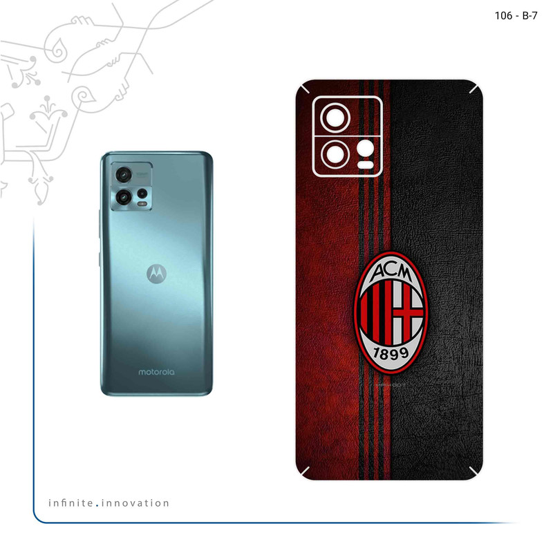 قیمت و خرید برچسب پوششی ماهوت مدل AC_Milan مناسب برای گوشی موبایل موتورولا Moto G72