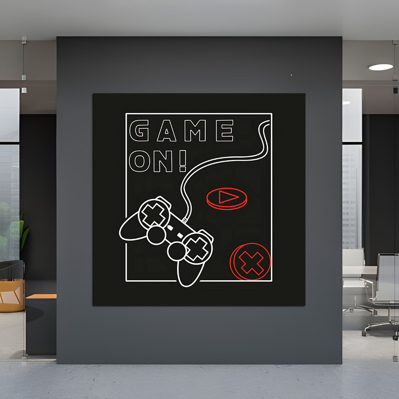 قیمت و خرید تابلو شاسی مدل گیمینگ طرح Game On کد 71