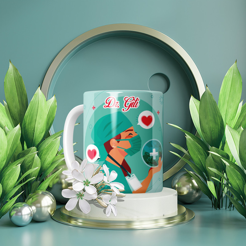 مشخصات، قیمت و خرید ماگ لاژید مدل پزشک طرح اسم گیتی | دیجی‌کالا