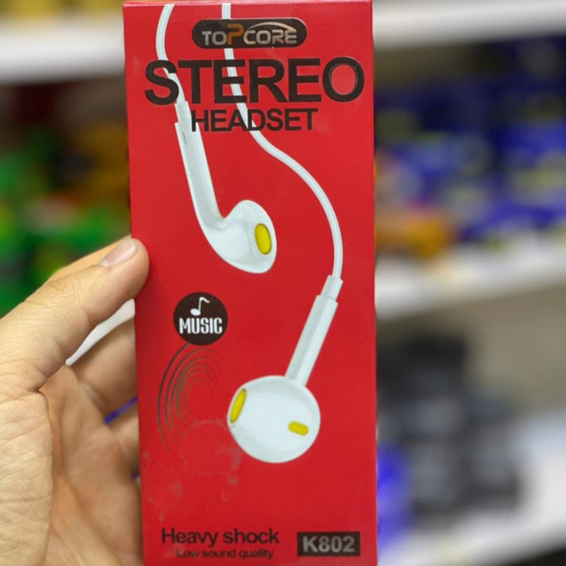 قیمت و خرید هندزفری تاپ کور مدل K802