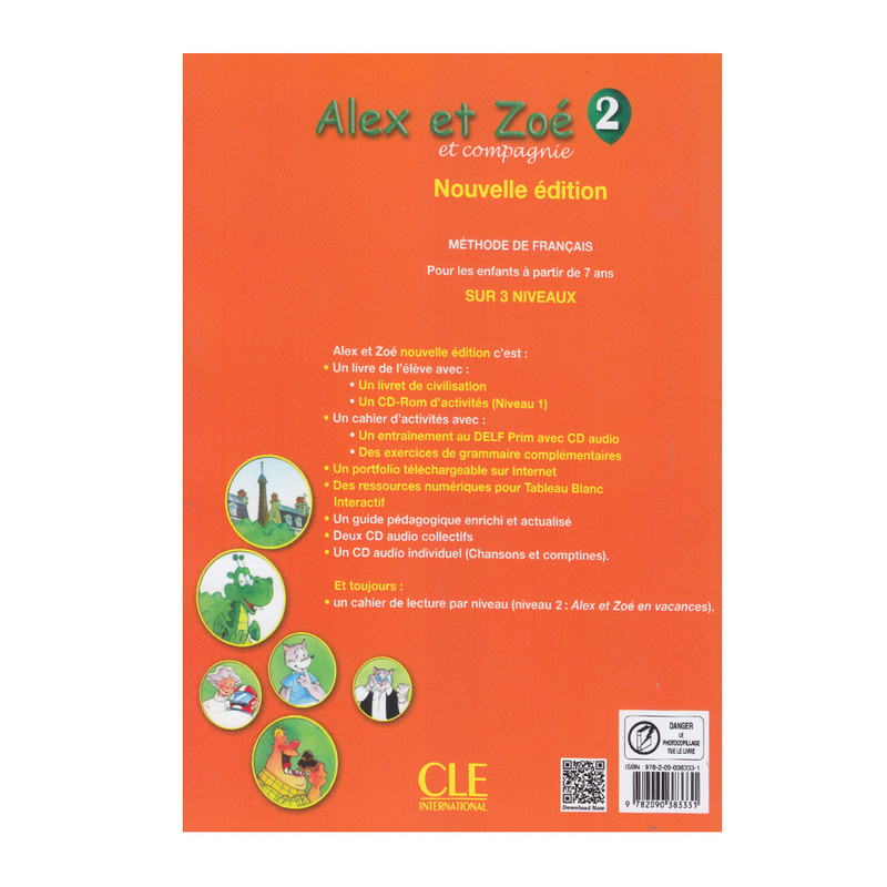 قیمت و خرید کتاب Alex et Zoe 2 et Compagnie اثر Colette Samson انتشارات الوندپویان