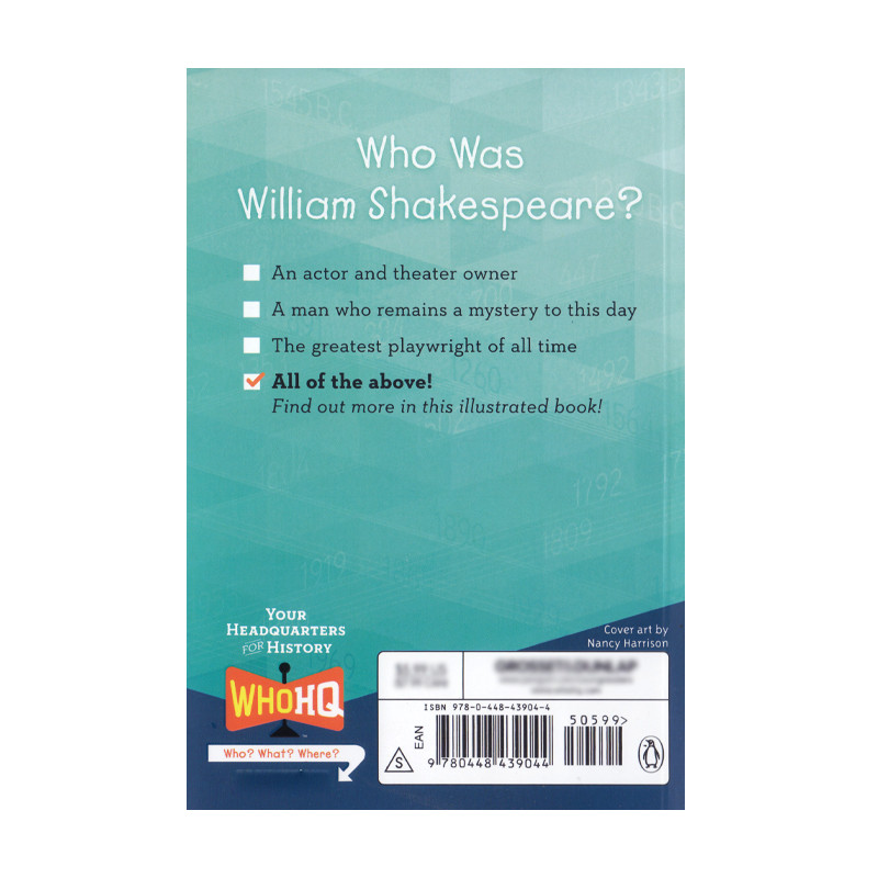 قیمت و خرید کتاب Who Was William Shakespeare اثر Celeste Davidson ...