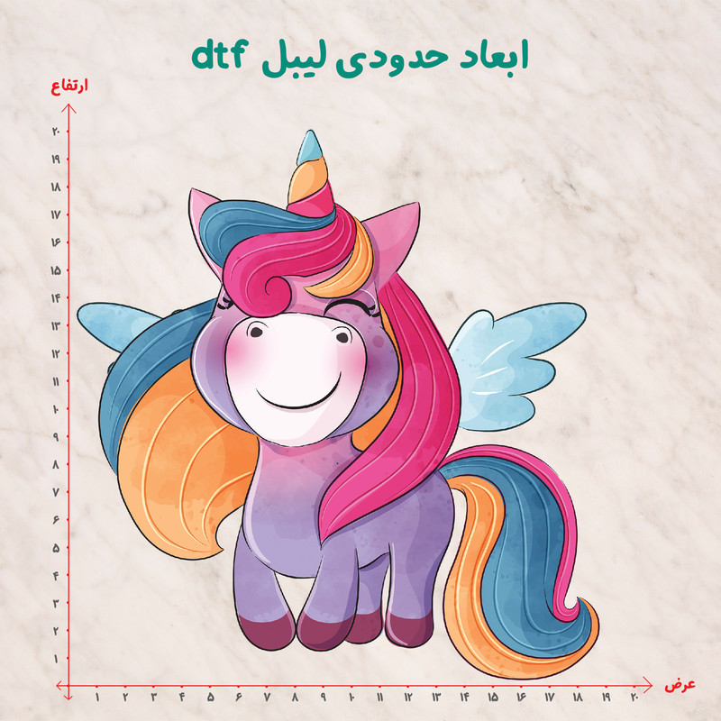 مشخصات، قیمت و خرید استیکر پارچه و لباس مدل dtf طرح یونیکورن کد H20.389 مجموعه 6 عددی | دیجی‌کالا