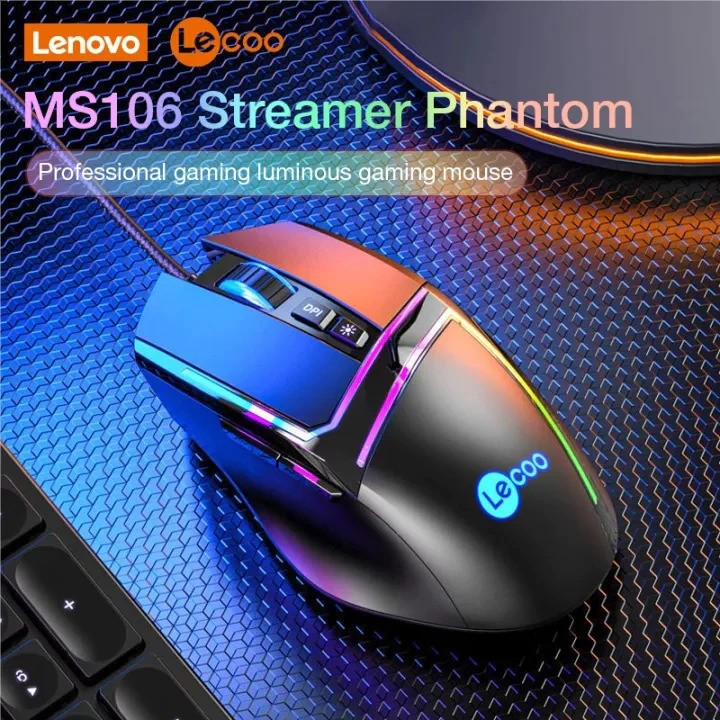 قیمت و خرید ماوس گیمینگ لنوو مدل Lecoo MS106
