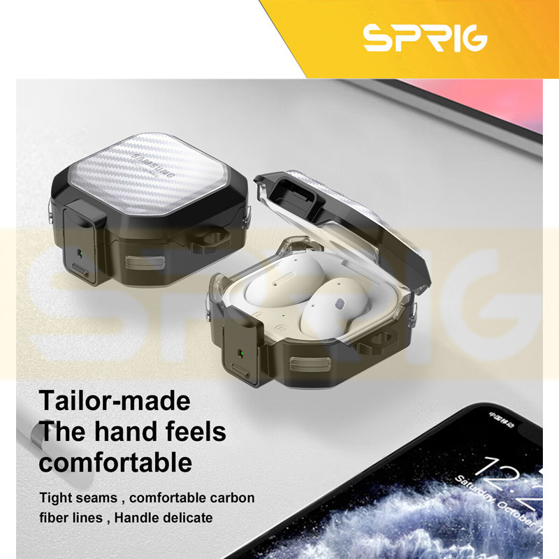 قیمت و خرید کاور اسپریگ مدل Clear Eggshell مناسب برای کیس سامسونگ Galaxy buds 2 / buds pro ...