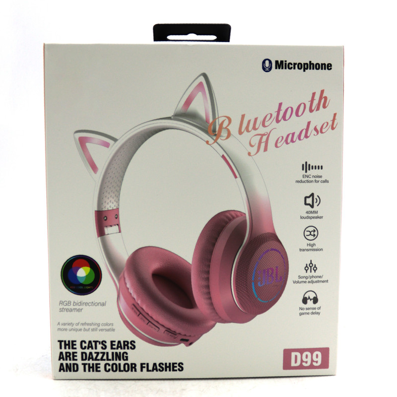 قیمت و خرید هدفون بلوتوثی مدل گربه ای کد YPPK-D99