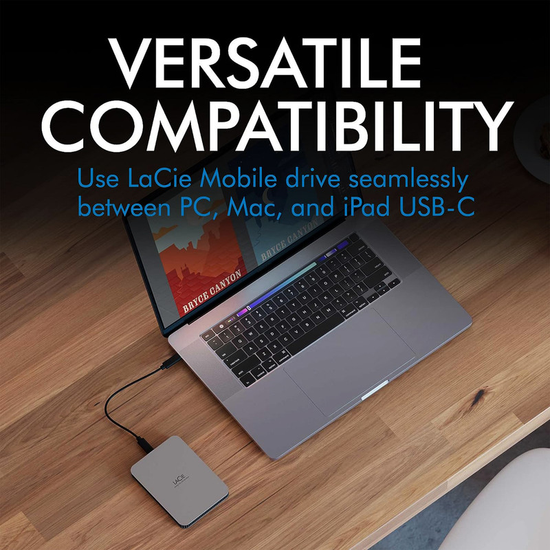 قیمت و خرید هارد دیسک اکسترنال لسی مدل MOBILE DRIVE NEW FACE USB-C3.2 ...