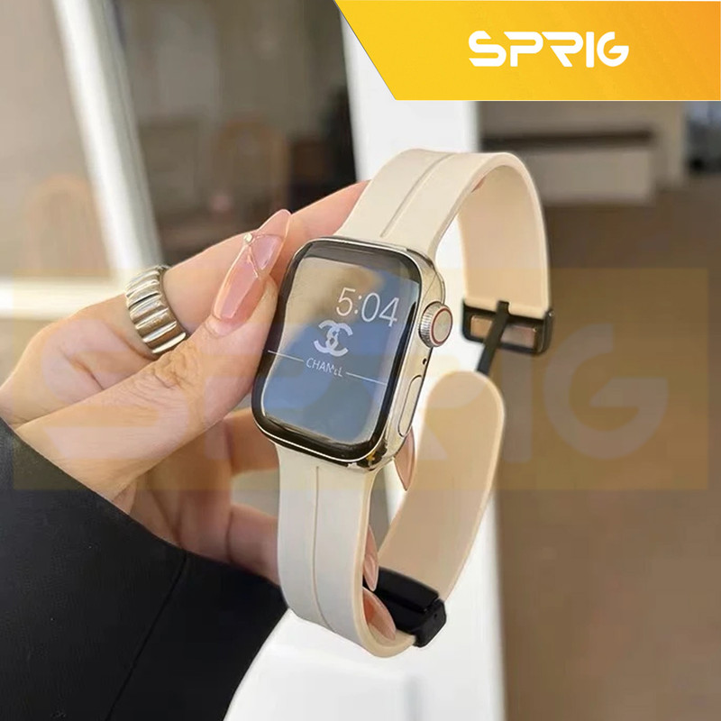 قیمت و خرید بند اسپریگ مدل Magnetic Silicon مناسب برای ساعت هوشمند هاینو تکو T89 Ultra / T99 ...