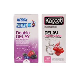 مشخصات، قیمت و خرید کاندوم ناچ کدکس مدل ice double delay بسته 10 عددی | دیجی‌کالا