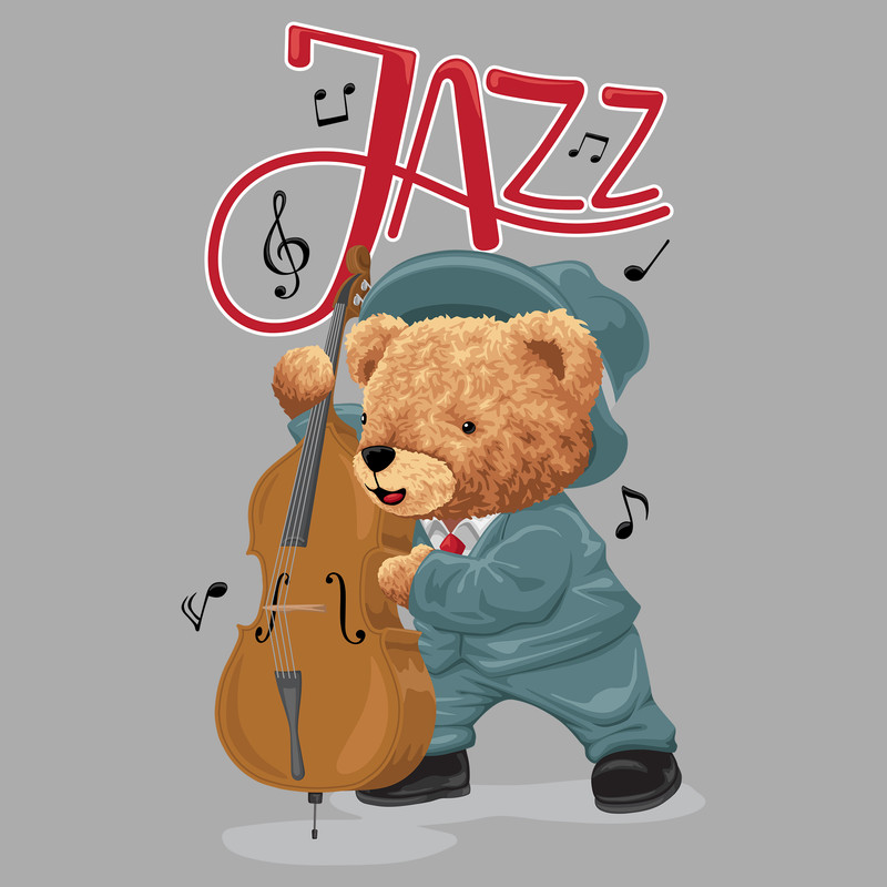 قیمت و خرید استیکر پارچه و لباس مدل dtf طرح تدی کد H15.79 مجموعه 4 عددی