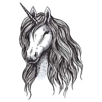 قیمت و خرید استیکر پارچه و لباس مدل dtf طرح یونیکورن کد H20.192 مجموعه 3 عددی