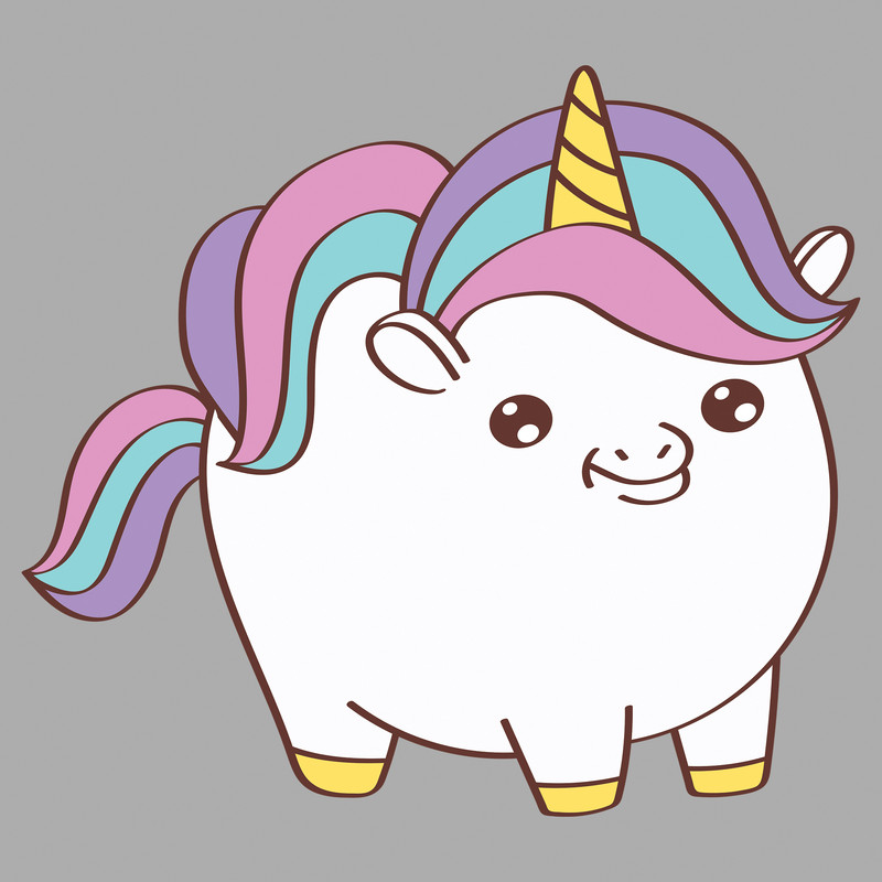 قیمت و خرید استیکر پارچه و لباس مدل dtf طرح یونیکورن کد H20.757 مجموعه 3 عددی