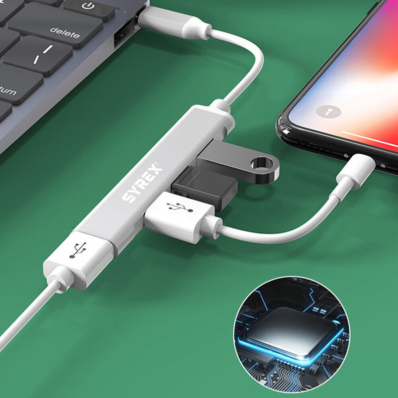 قیمت و خرید هاب 4 پورت USB0.3 سایرکس مدل SX-CU9003