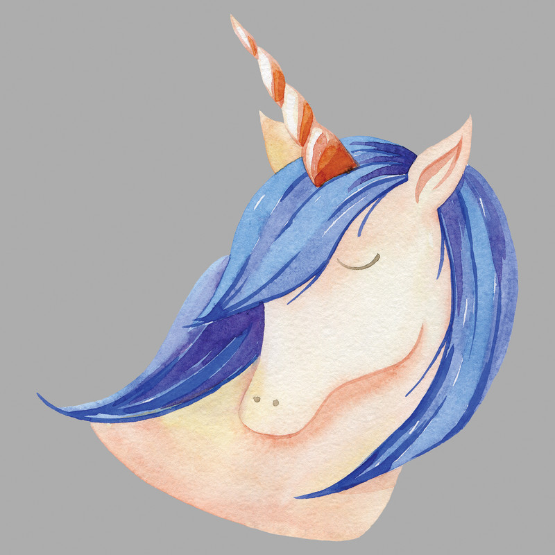 قیمت و خرید استیکر پارچه و لباس مدل dtf طرح یونیکورن کد H20.544 مجموعه 3 عددی