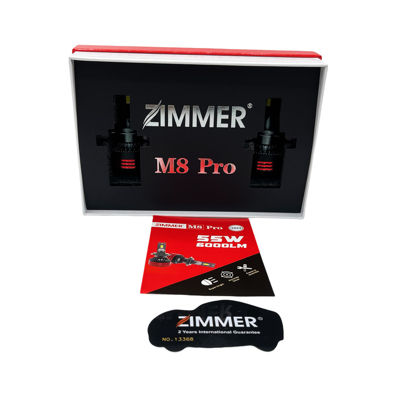 قیمت و خرید هدلایت لامپ خودرو زیمر مدل M8 PRO پایه H1 بسته دو عددی
