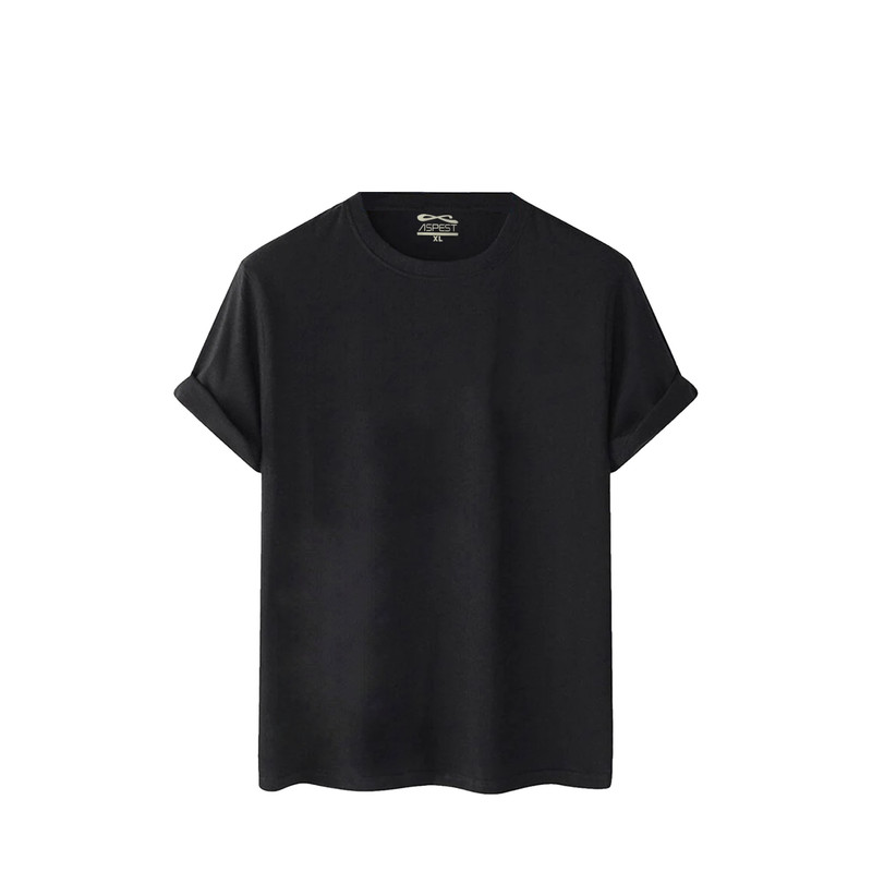 قیمت و خرید تی شرت آستین کوتاه مردانه اسپست مدل ASP-XSH-TBLK