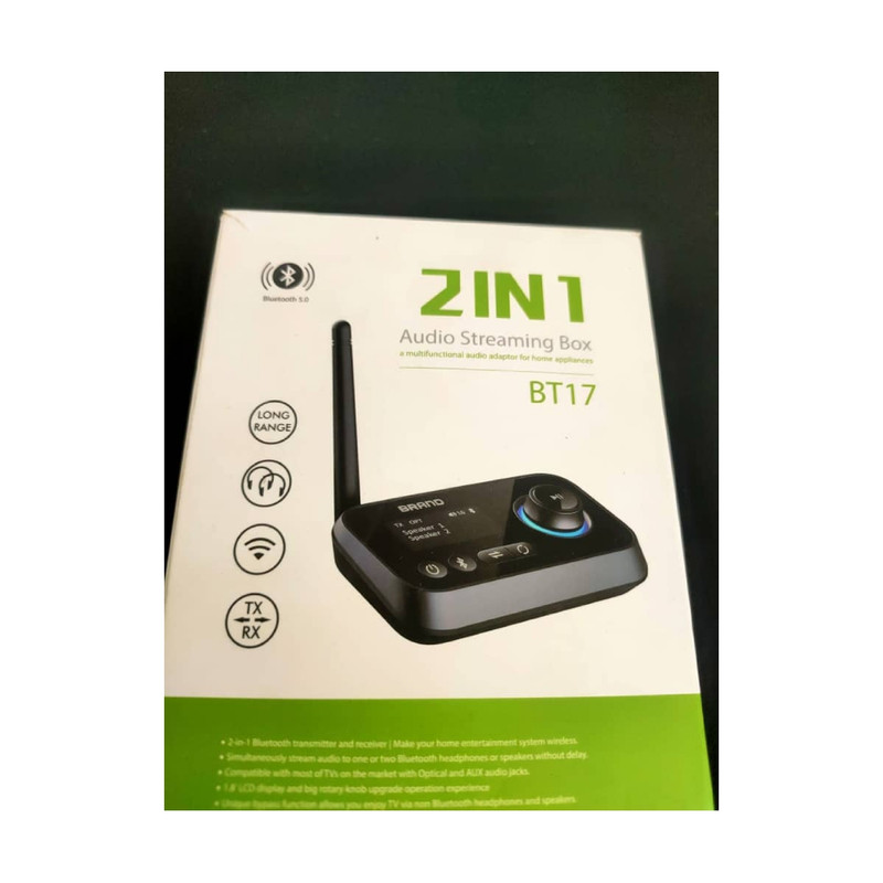 قیمت و خرید فرستنده و گیرنده بلوتوثی صدا مدل BT17