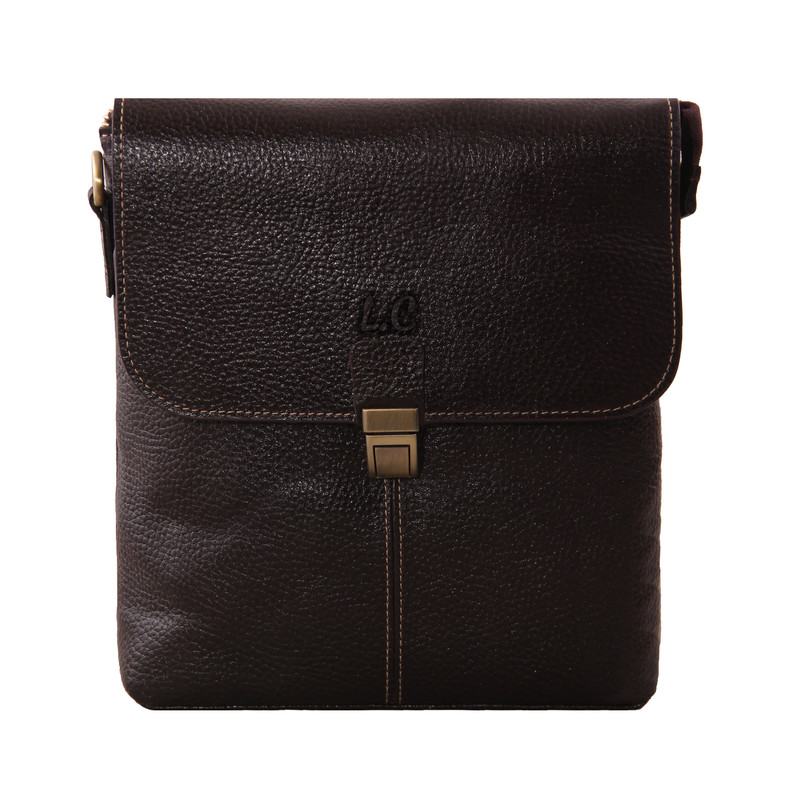 قیمت و خرید کیف رودوشی مردانه شهر چرم مدل H31063