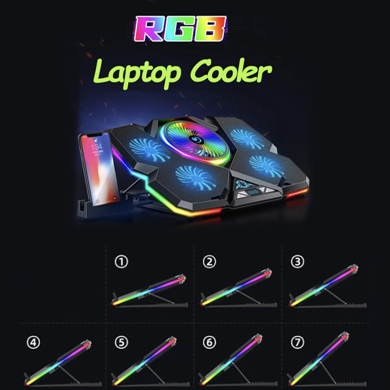 قیمت و خرید پایه خنک کننده لپ تاپ مدل GAMING_K_44_RGB