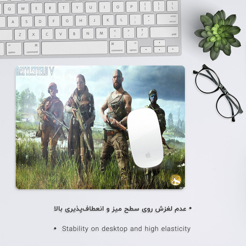 قیمت و خرید ماوس پد هومرو مدل A6446 طرح بازی Battlefield