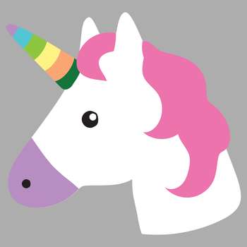 قیمت و خرید استیکر پارچه و لباس مدل dtf طرح یونیکورن کد H15.804 مجموعه 4 عددی