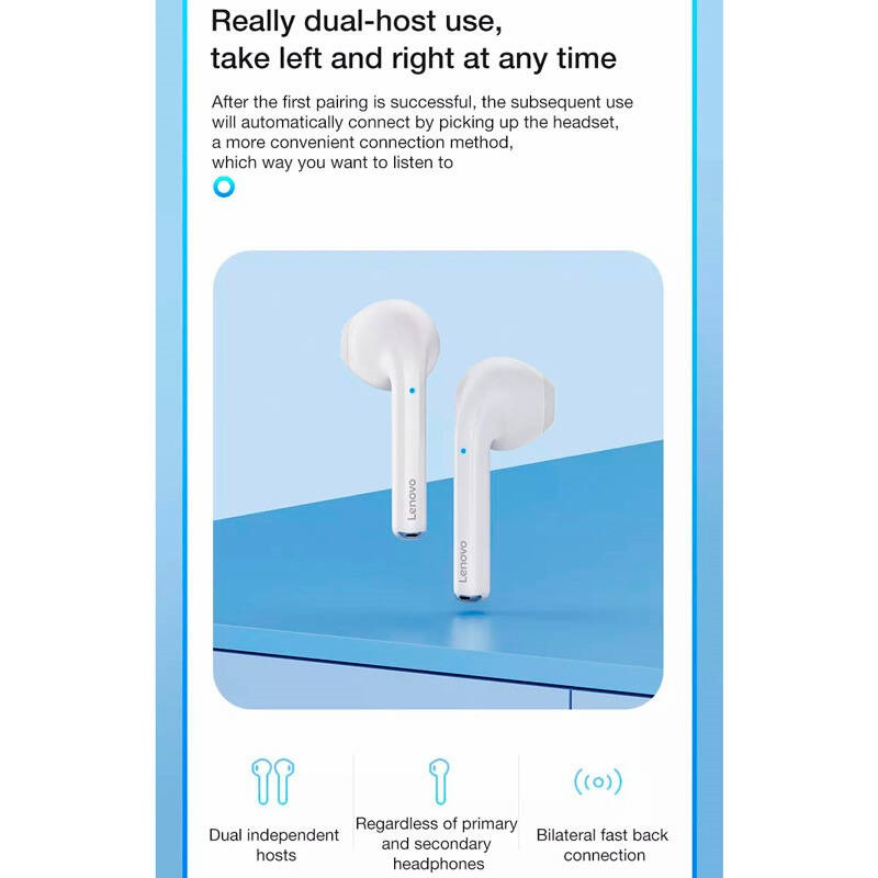 قیمت و خرید هندزفری بلوتوثی لنوو مدل Think Plus Live Pods LP50 TWS