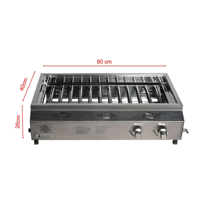قیمت و خرید کباب پز شومینه بیستون مدل BBQ.12F.2VL.ST