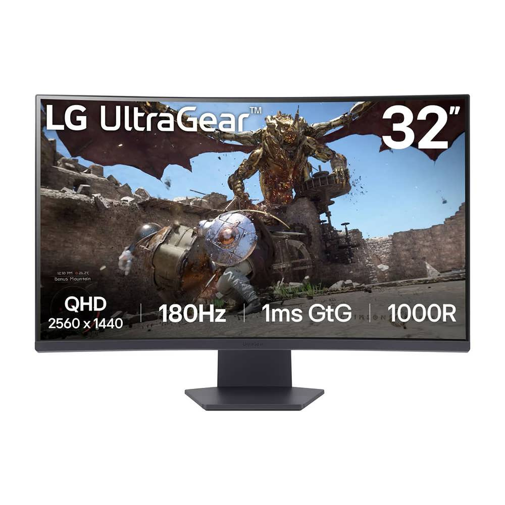 قیمت و خرید مانیتور خمیده ال جی مدل 32gs60qc-b سایز 32 قیمت و خرید مانیتور خمیده ال جی مدل 32gs60qc-b سایز 32
