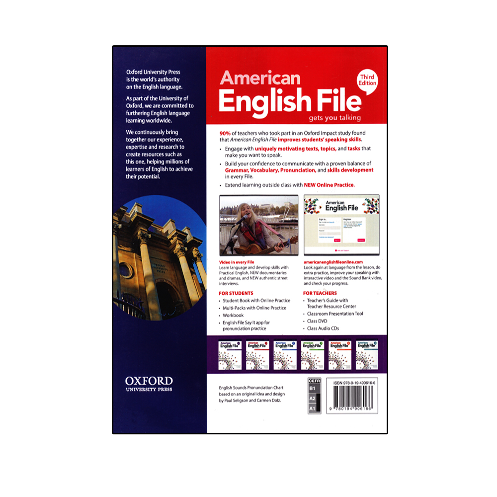 قیمت و مشخصات کتاب American English File 1 Third Edition اثر جمعی از نویسندگان انتشارات الوند ...