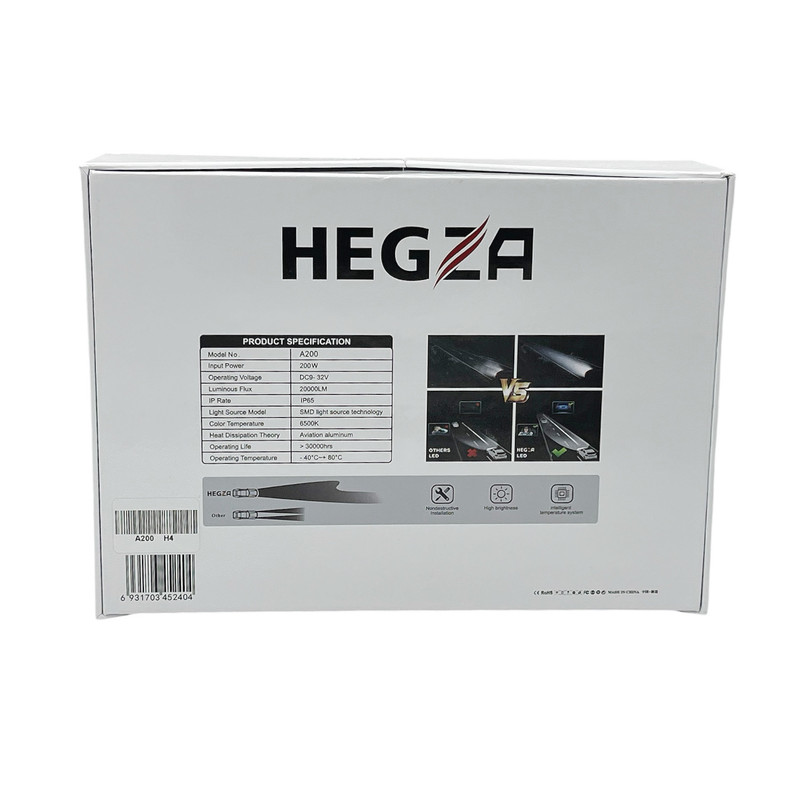 قیمت و خرید هدلایت لامپ خودرو زیمر مدل HEGZA پایه H7 بسته دو عددی