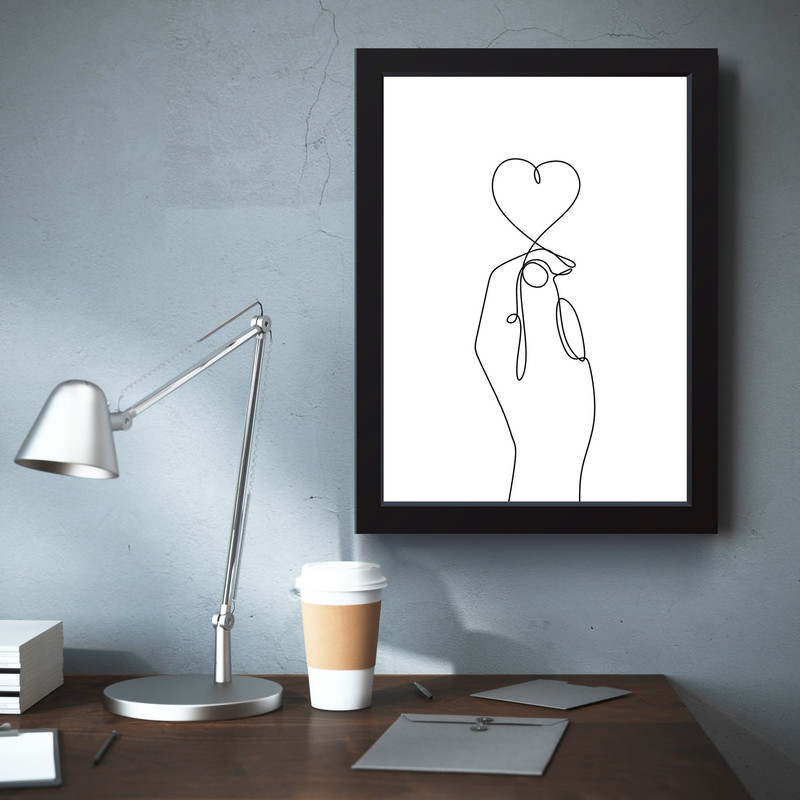 قیمت و خرید تابلو مدل Hreat کد S0615-b