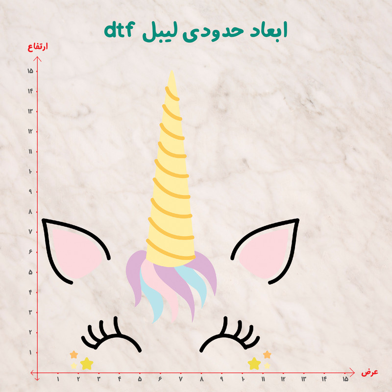 قیمت و خرید استیکر پارچه و لباس مدل dtf طرح یونیکورن کد H15.66 مجموعه 4 عددی