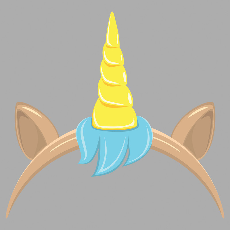 قیمت و خرید استیکر پارچه و لباس مدل dtf طرح یونیکورن کد H15.91 مجموعه 4 عددی