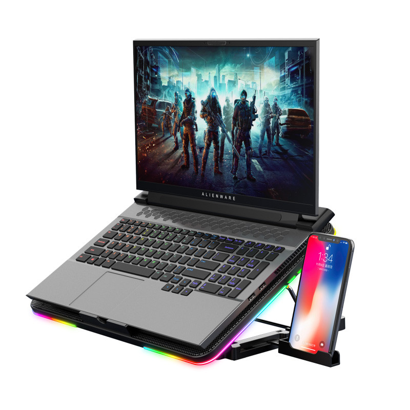 قیمت و خرید پایه خنک کننده لپ تاپ کول کلد مدل F5 Rgb