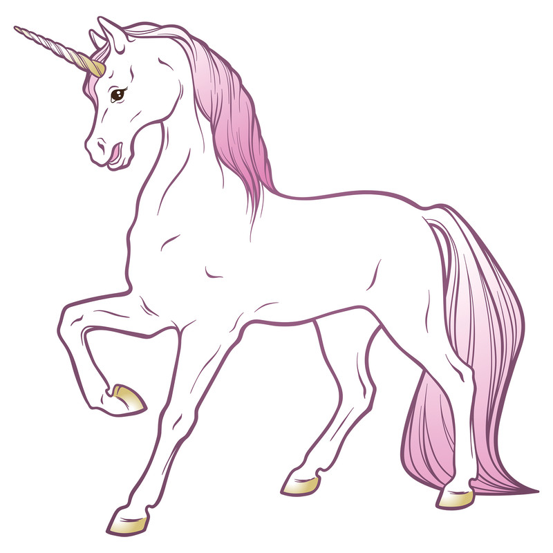 قیمت و خرید استیکر پارچه و لباس مدل dtf طرح یونیکورن کد H15.791 مجموعه 4 عددی