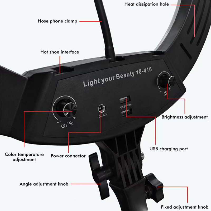قیمت و خرید رینگ لایت مدل M-LJJ-45