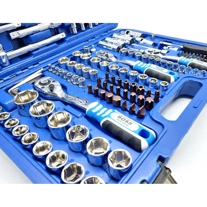 قیمت و خرید مجموعه 172 عددی آچار و سری بکس باس مدل Bs-172pcs