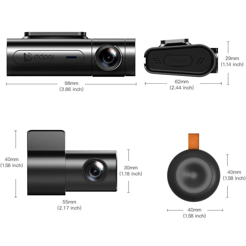 قیمت و خرید دوربین ثبت وقایع خودرو دی دی پای مدل X2S Pro