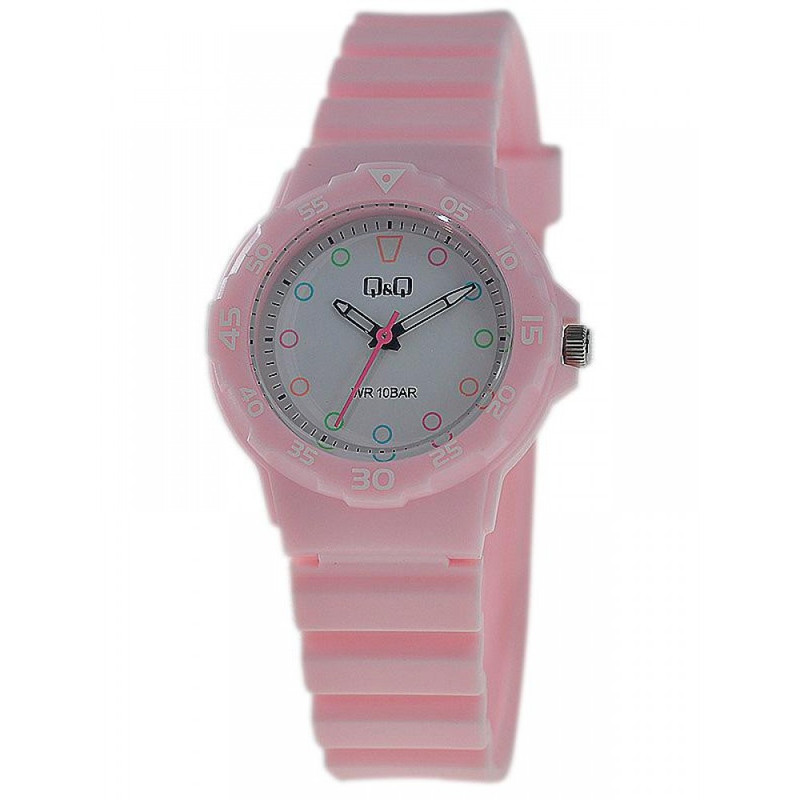 قیمت و خرید ساعت مچی عقربه ای دخترانه کیو اند کیو مدل V07A-001VY
